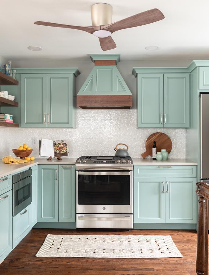 Natural Seafoam Kitchen Revamp - Hercules Design Build | St. Louis ...